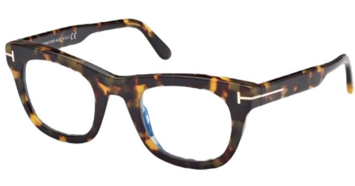 Tom Ford Ft5872 Coloured Havana Glasses For Men Lyst