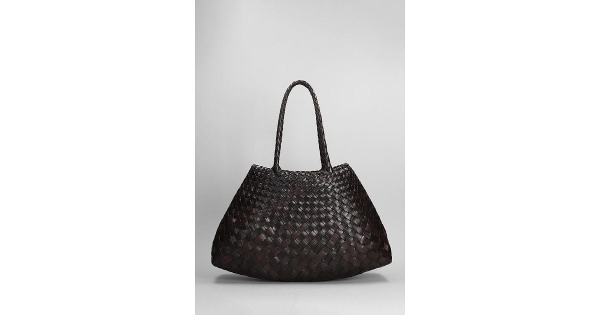 Dragon Diffusion Santa Croce Big Tote In Brown Leather in Black | Lyst UK