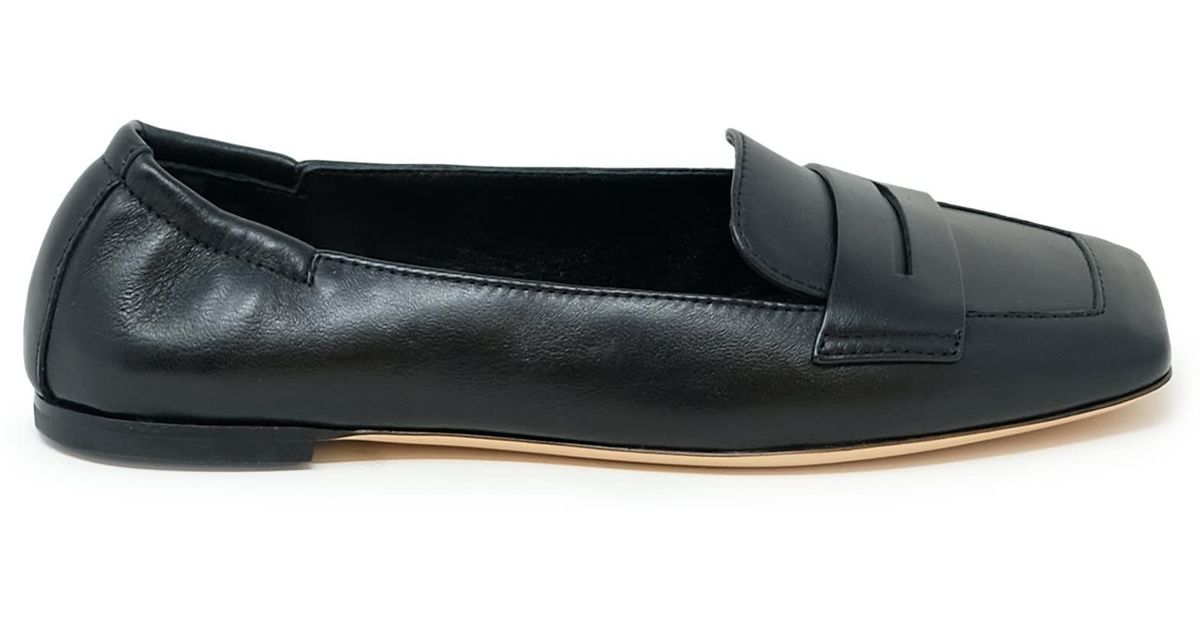 Agl Attilio Giusti Leombruni Leather Loafer Softy in Black | Lyst