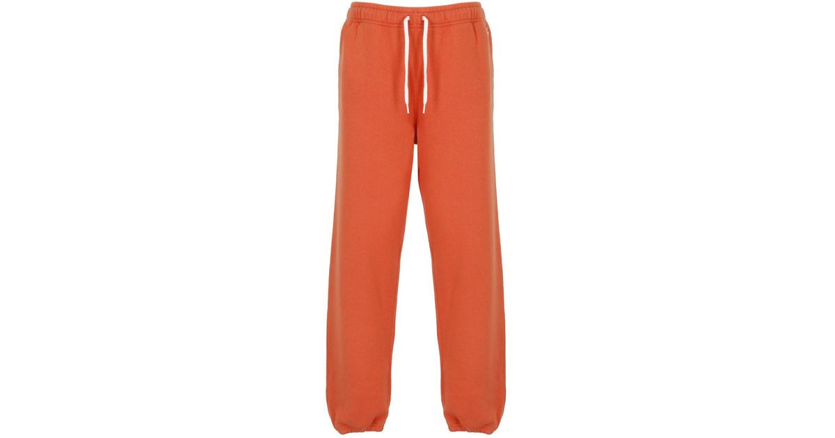 Ralph Lauren Pony Tracksuit in Orange | Lyst