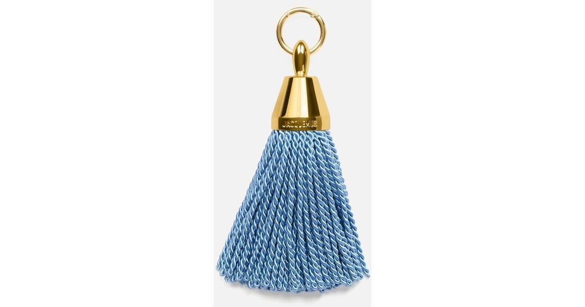 Jacquemus The Pompon Keyring in Blue | Lyst