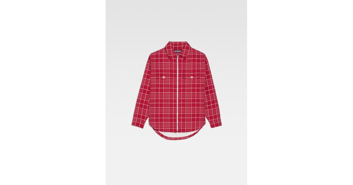 Jacquemus Le Blouson Montagne in Red | Lyst Jacquemus Le Blouson Montagne in Red | Lyst