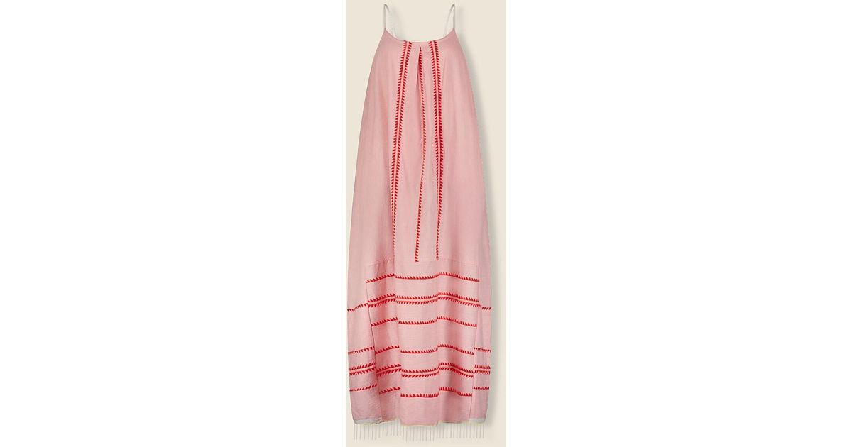 J.Crew Lemlem Nia Slip Dress in Pink | Lyst
