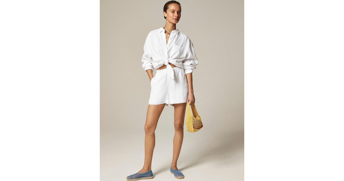 J.Crew Paros Open-Weave Bag in Metallic | Lyst