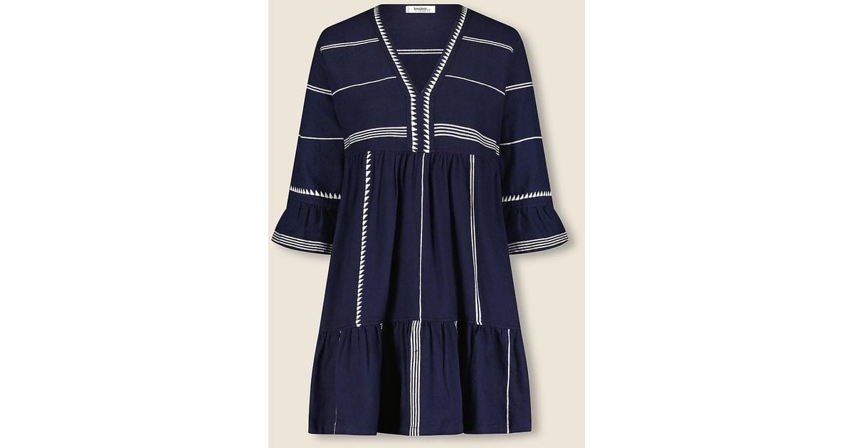 J.Crew Lemlem Hanna Flutter Dress in Blue | Lyst