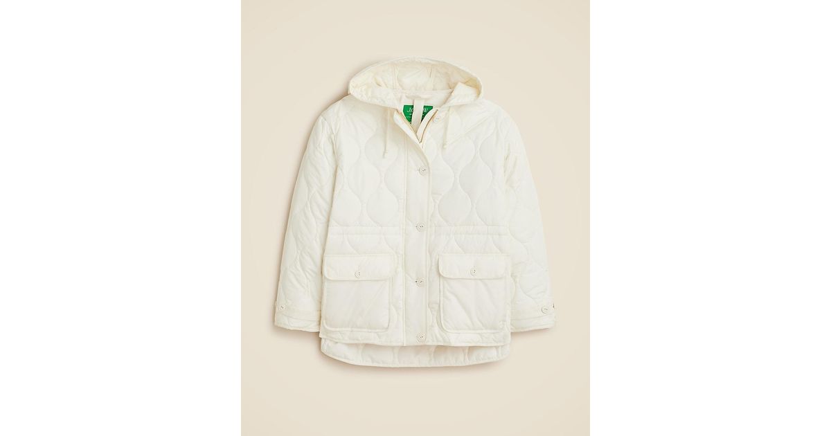 J.Crew Oslo Puffer Jacket With Primaloft in Natural | Lyst