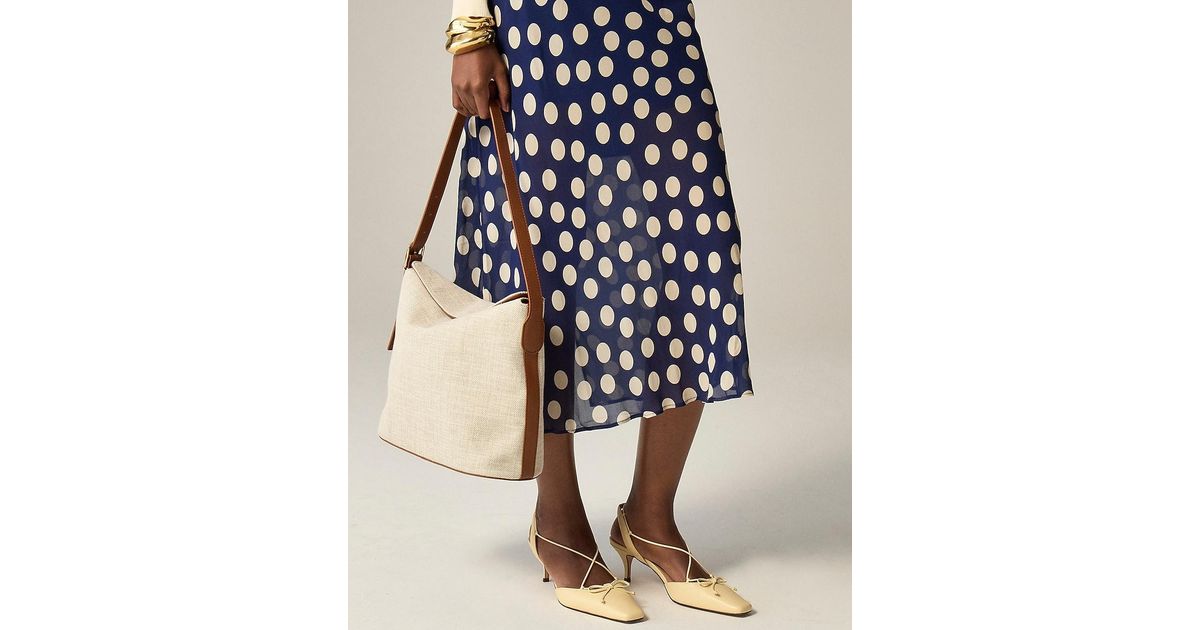 J.Crew Berkeley Shoulder Bucket Bag in Blue | Lyst