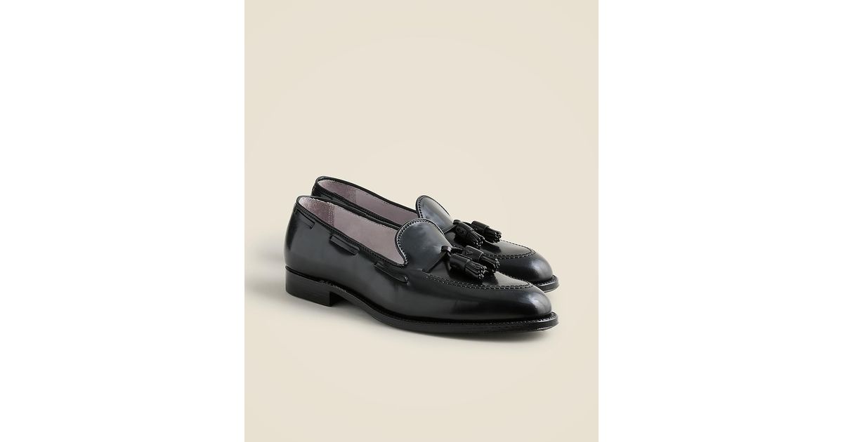 J.Crew Alden For Cordovan Tassel Loafers in Black for Men | Lyst