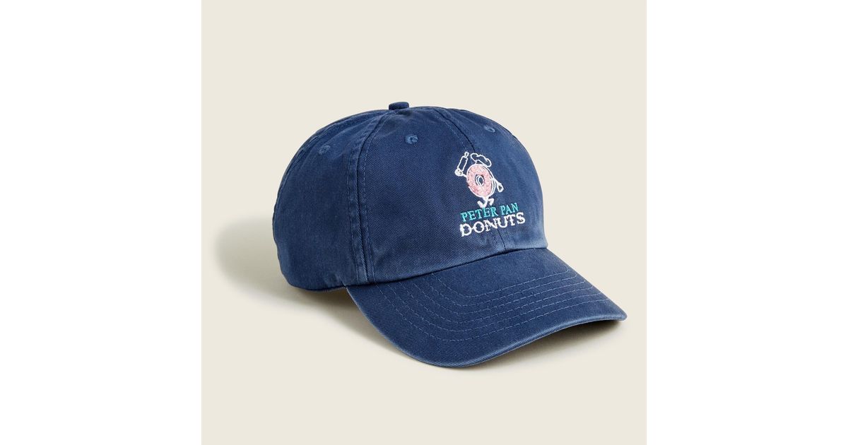 J.Crew Nyc X Peter Pan Donuts Garment-dyed Baseball Cap in Blue for Men ...