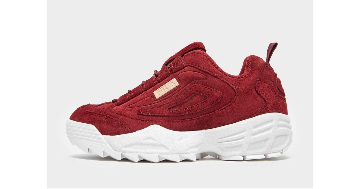 burgundy and gold filas