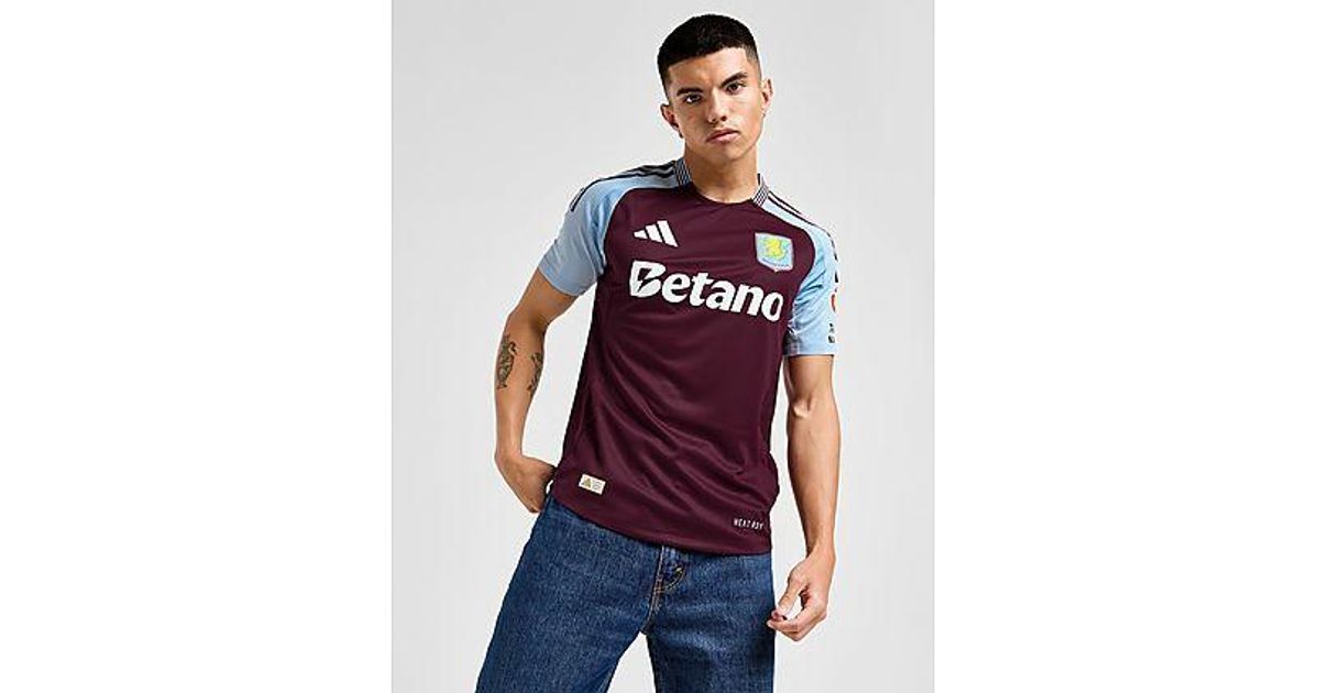 adidas Aston Villa 2024/25 Match Home Shirt in Blue for Men | Lyst UK