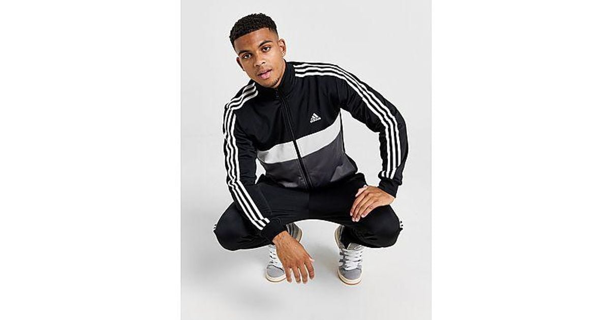 adidas Tiberio Tracksuit in Black for Men | Lyst UK