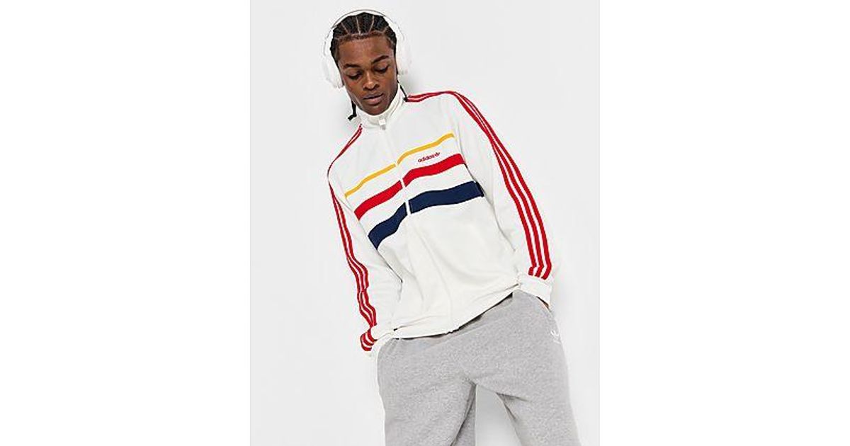 adidas Originals First Track Top in Black for Men | Lyst UK