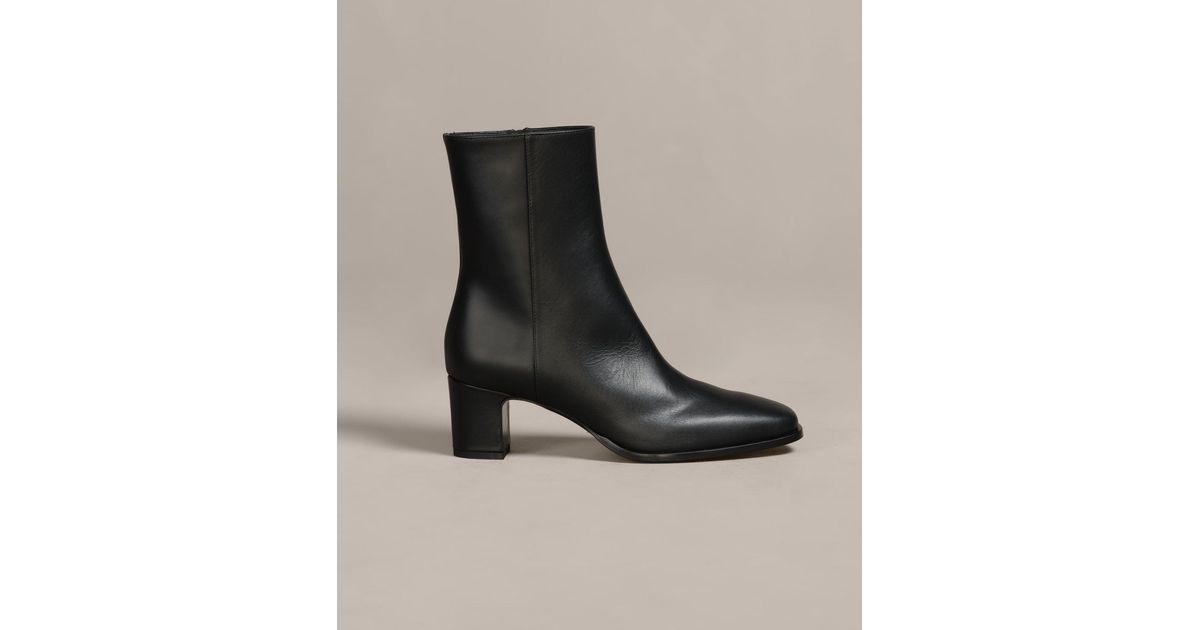 Jenni Kayne Leather Bobby Boot in Black | Lyst