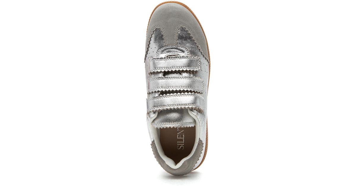 Silent D "Silent D Seena Sneaker Leather in Gray | Lyst