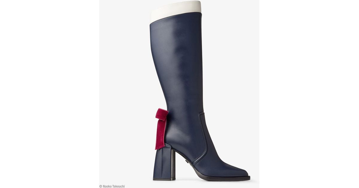 Jimmy Choo Sailor Pluto Boot 95 in Blue | Lyst