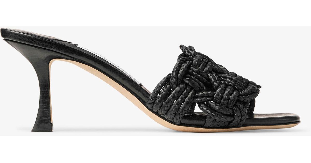 Jimmy Choo Chara 70 in Black | Lyst