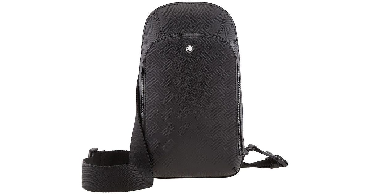 Montblanc Extreme 3.0 Cowhide Sling Bag in Black for Men | Lyst UK