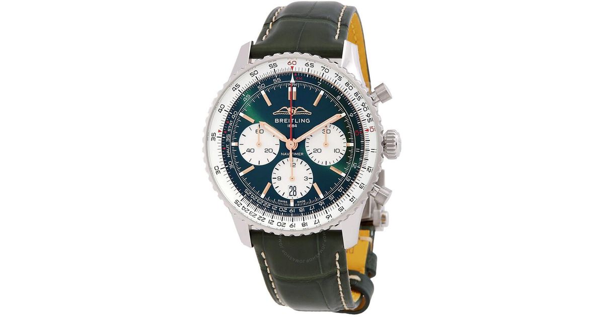 Breitling Navitimer Chronograph Limited Edition Automatic Chronometer Dial Watch Ab01384C1L1P1 ...