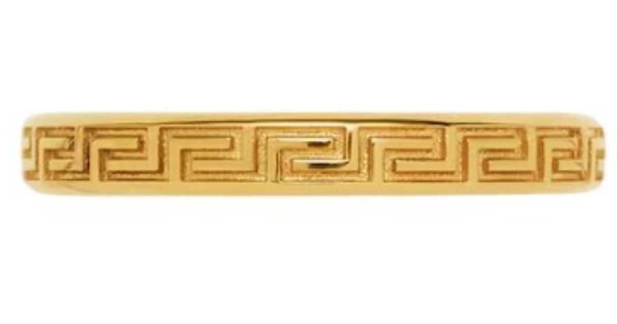 Versace Light Greca Ring | Lyst
