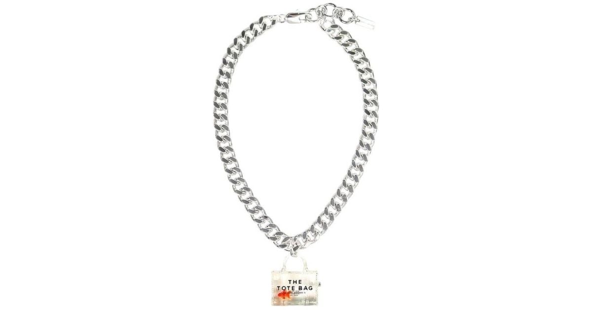 The Tote Bag Goldfish Necklace