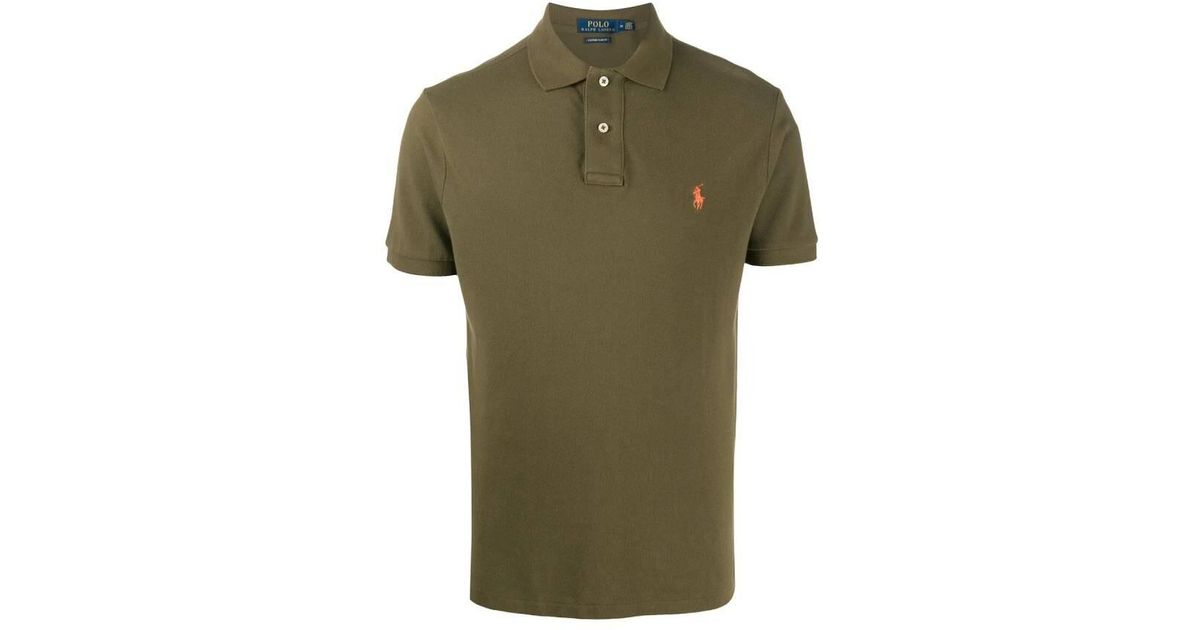 Polo Ralph Lauren Iconic Mesh Polo Shirt in Green for Men | Lyst UK