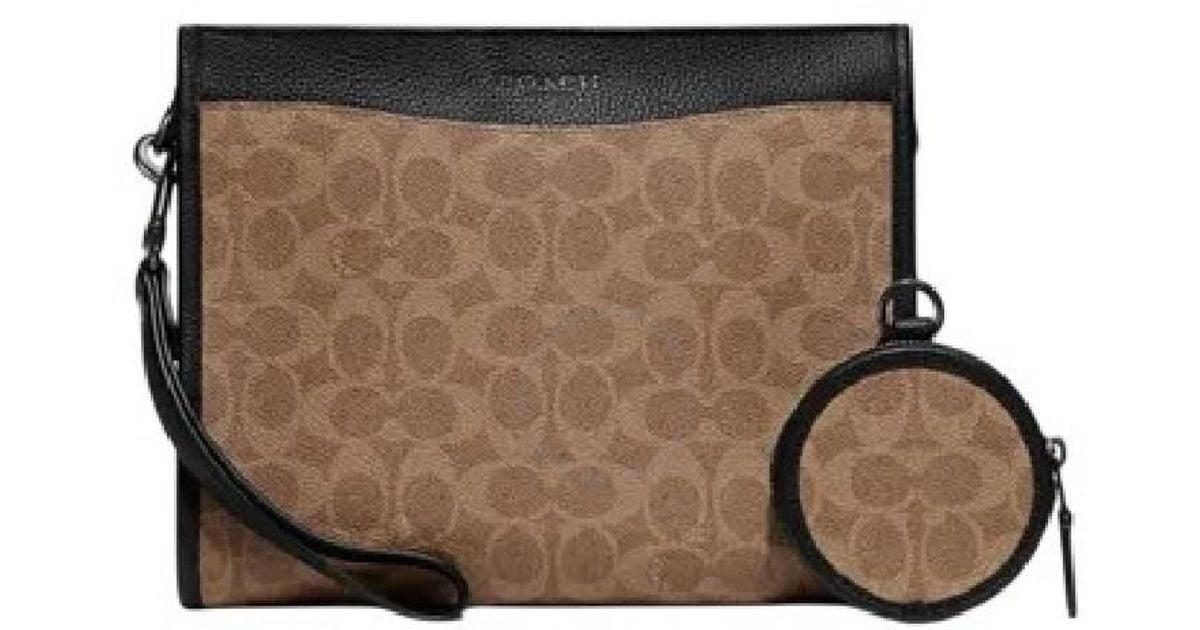 COACH Hitch Convertible Crossbody With Hybrid Pouch in Brown for Men | Lyst