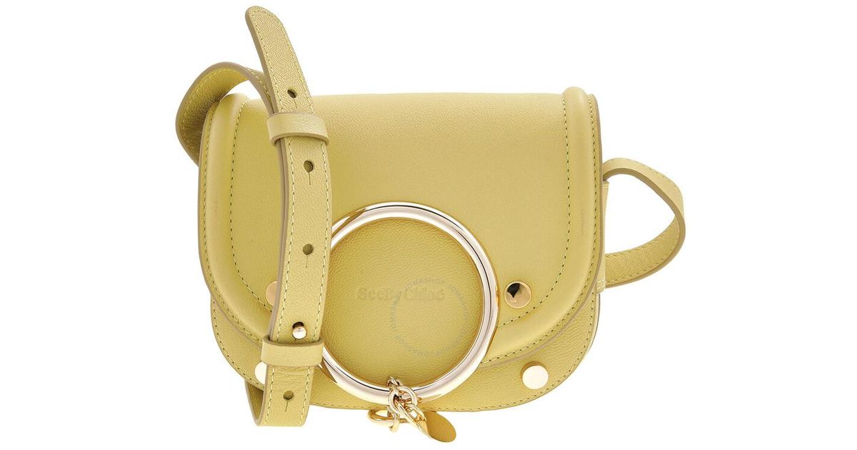 See By Chloé Mara Small Leather Crossbody Bag in Yellow | Lyst