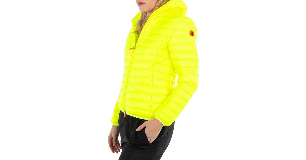 Save The Duck Ladies Fluo Kyla Hooded Puffer Jacket, Brand Size 1 in ...