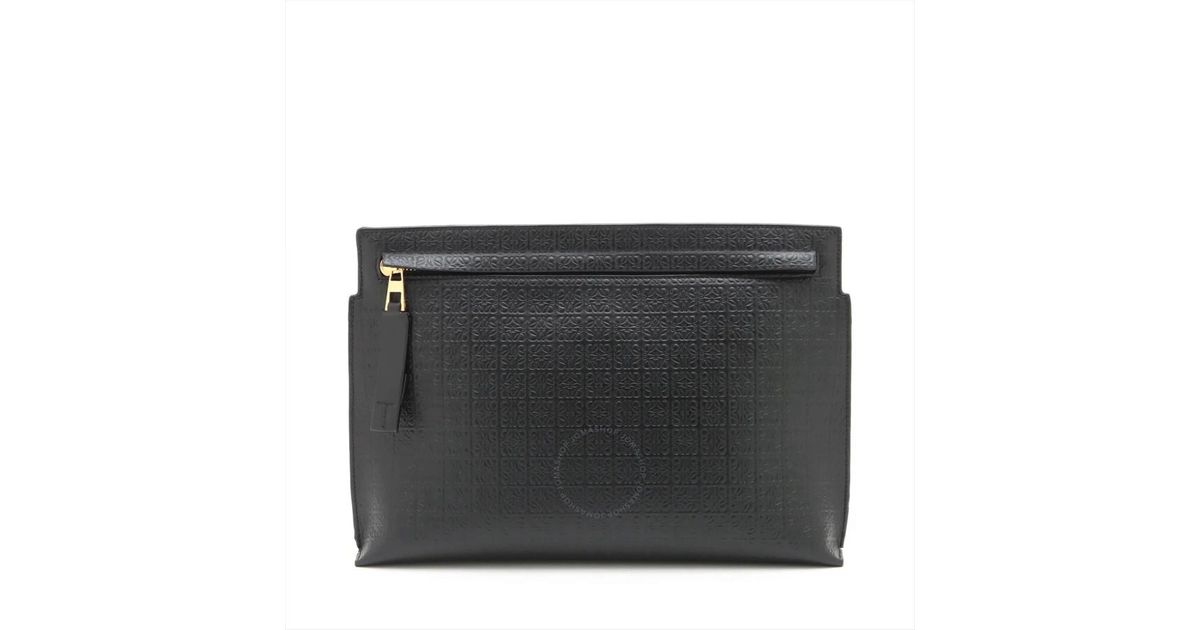 Loewe Calfskin Repeat T Pouch in Black for Men | Lyst UK