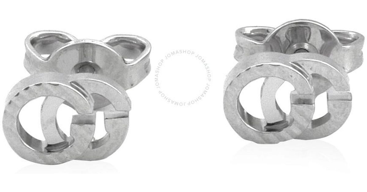 Gucci Gg Running 18K Earrings in Metallic | Lyst