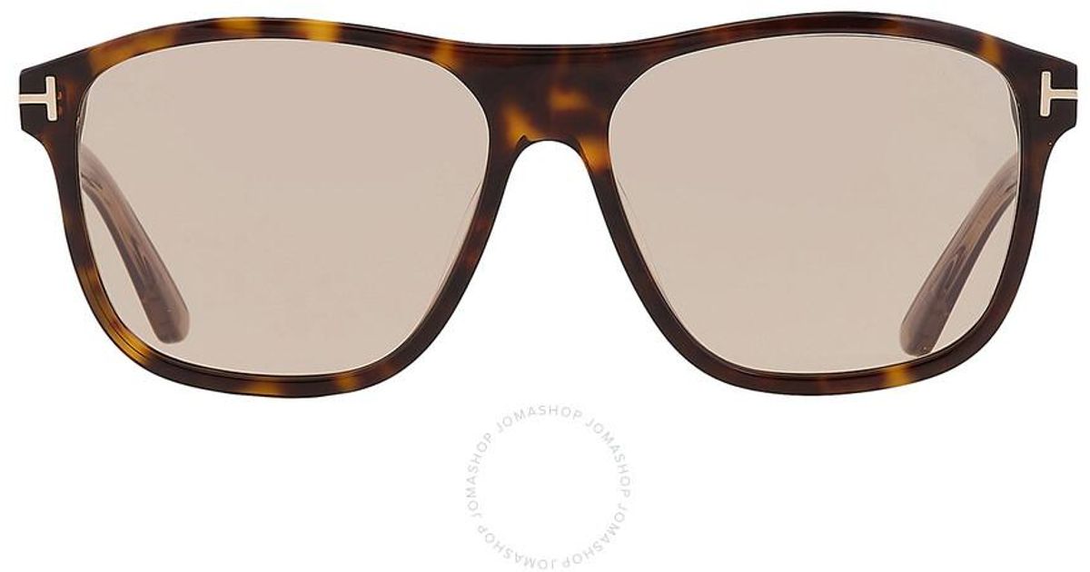 Tom Ford Frances Brown Square Sunglasses Ft1081 52e 58 for Men | Lyst