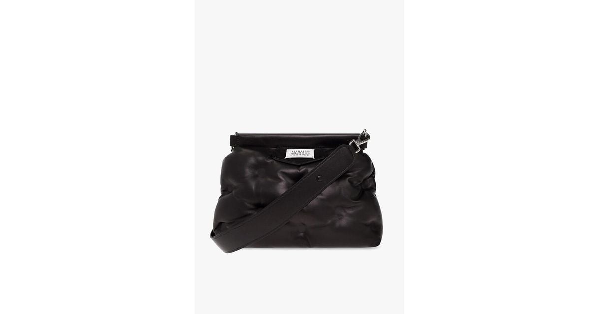 Maison Margiela Glam Slam Classique Small Shoulder Bag in Black | Lyst UK