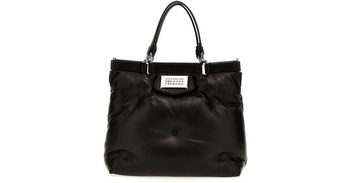Maison Margiela Glam Slam Small Shopping Bag in Black | Lyst