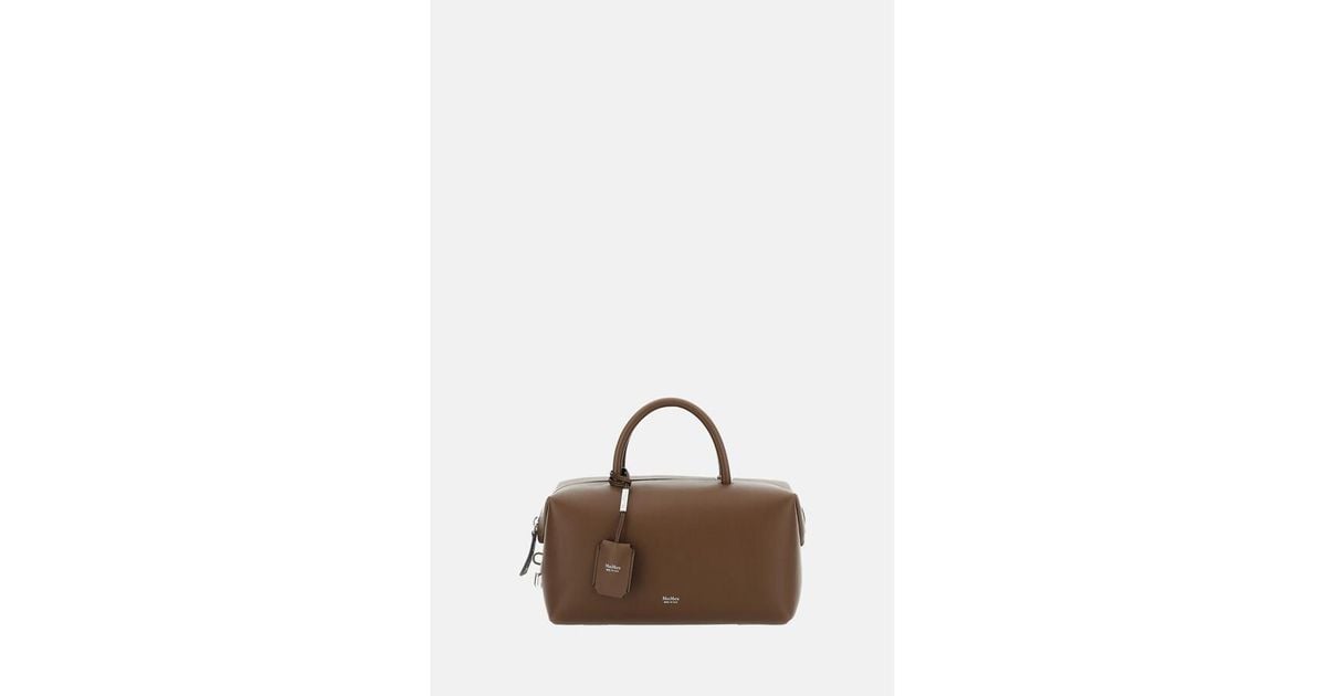Max Mara Medium Holdall Cargo Bag in Brown | Lyst UK