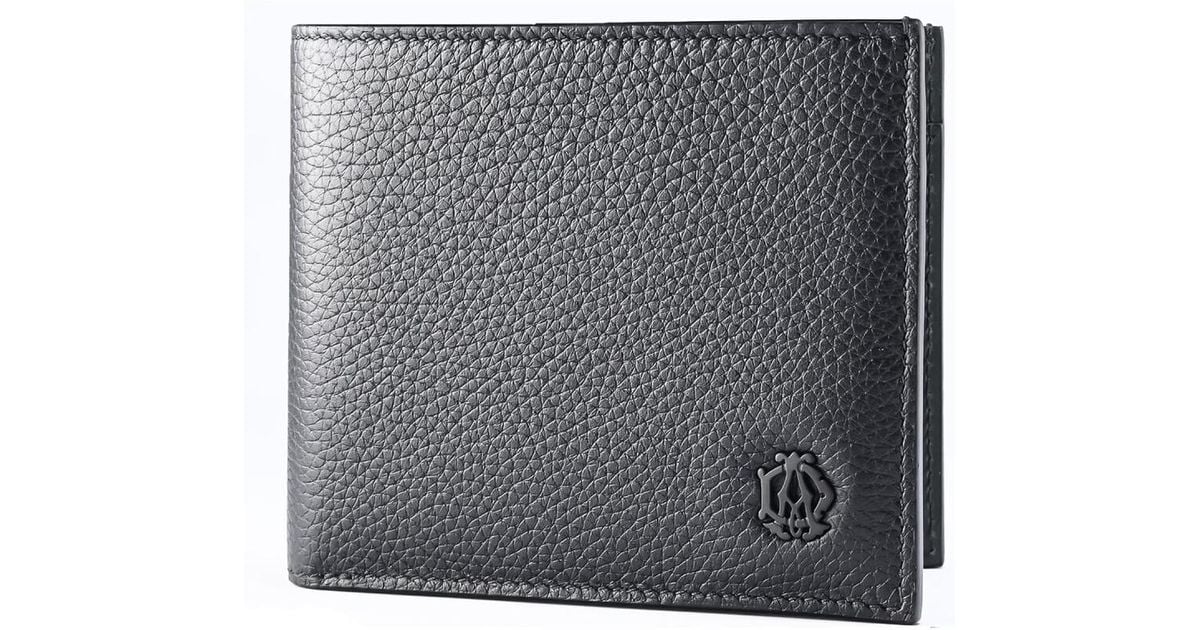 dunhill Burlington 4Cc Coin Purse Billfold Wallet in Black for Men ...