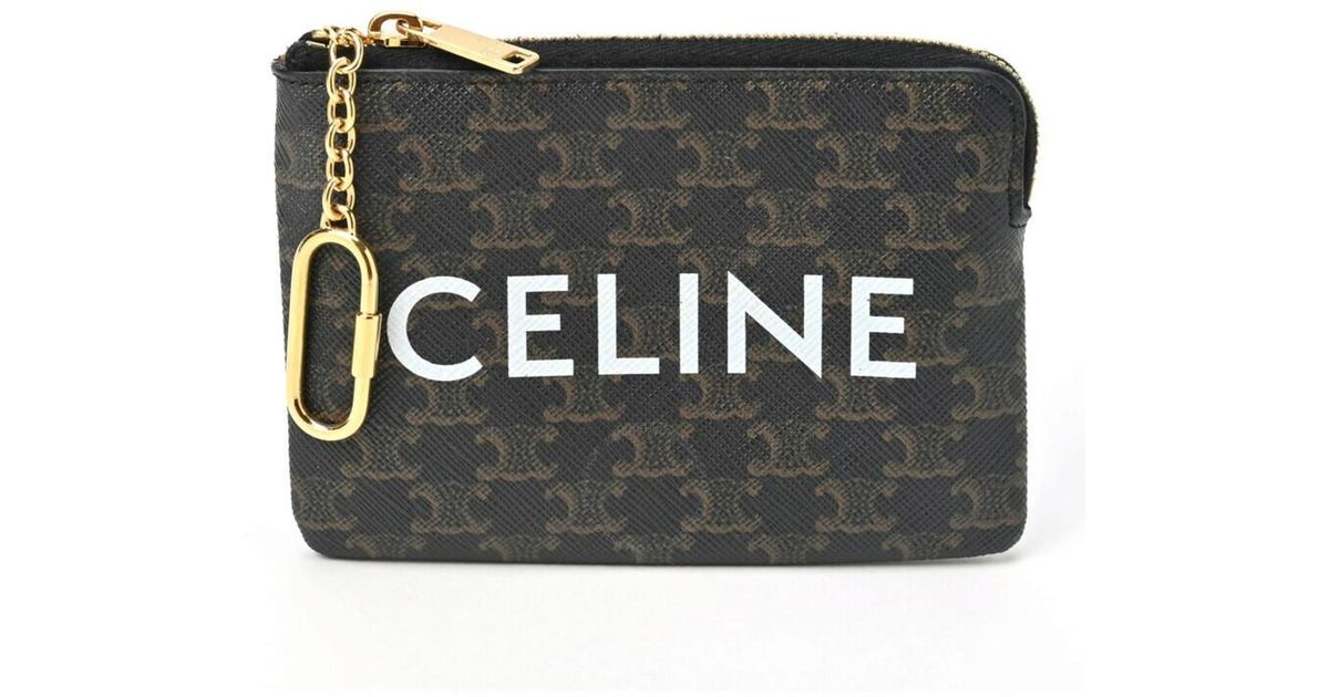 Celine Coin Purse in Black | Lyst UK