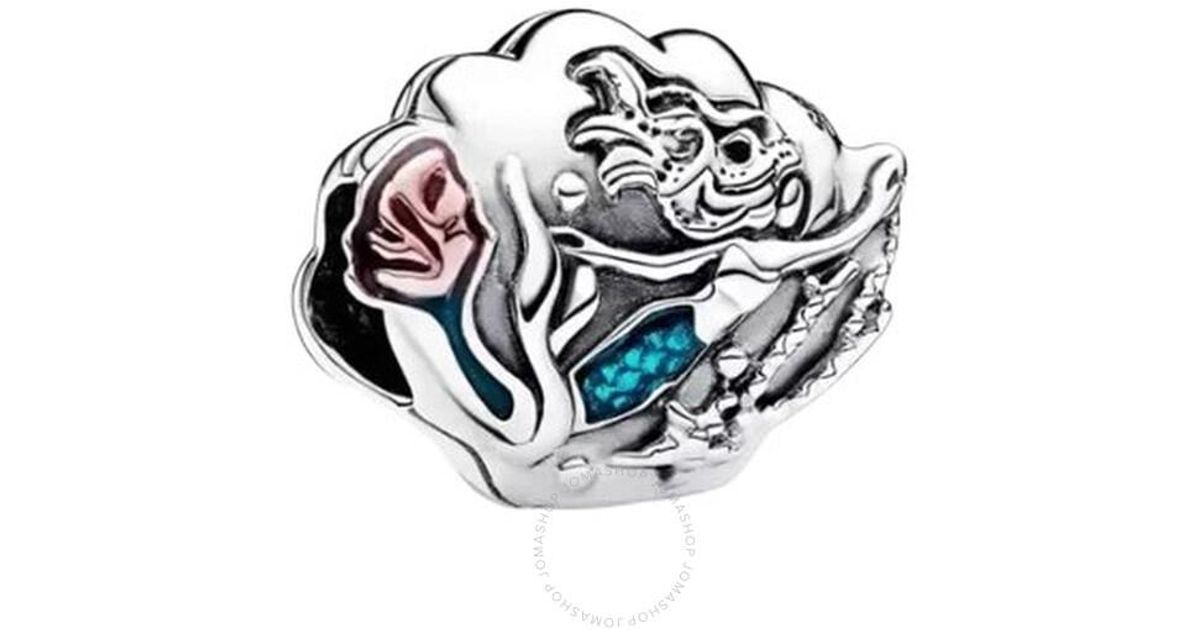 PANDORA Ladies Sterling Disney The Little Mermaid Seashell Charm in ...