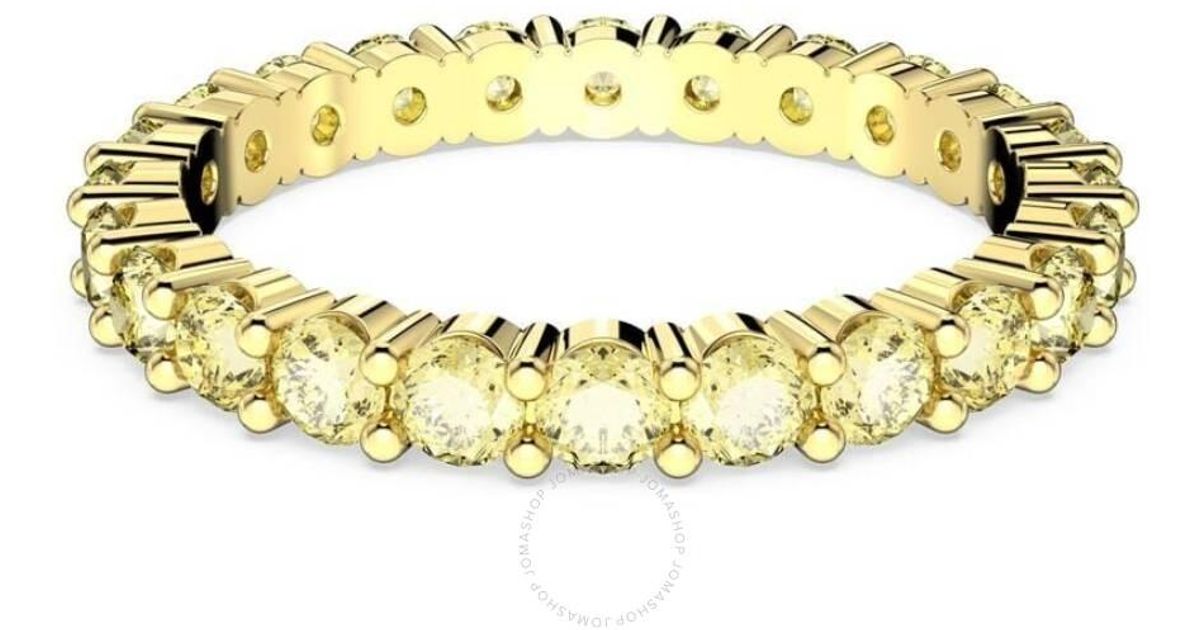 Swarovski Matrix Ring in Metallic | Lyst