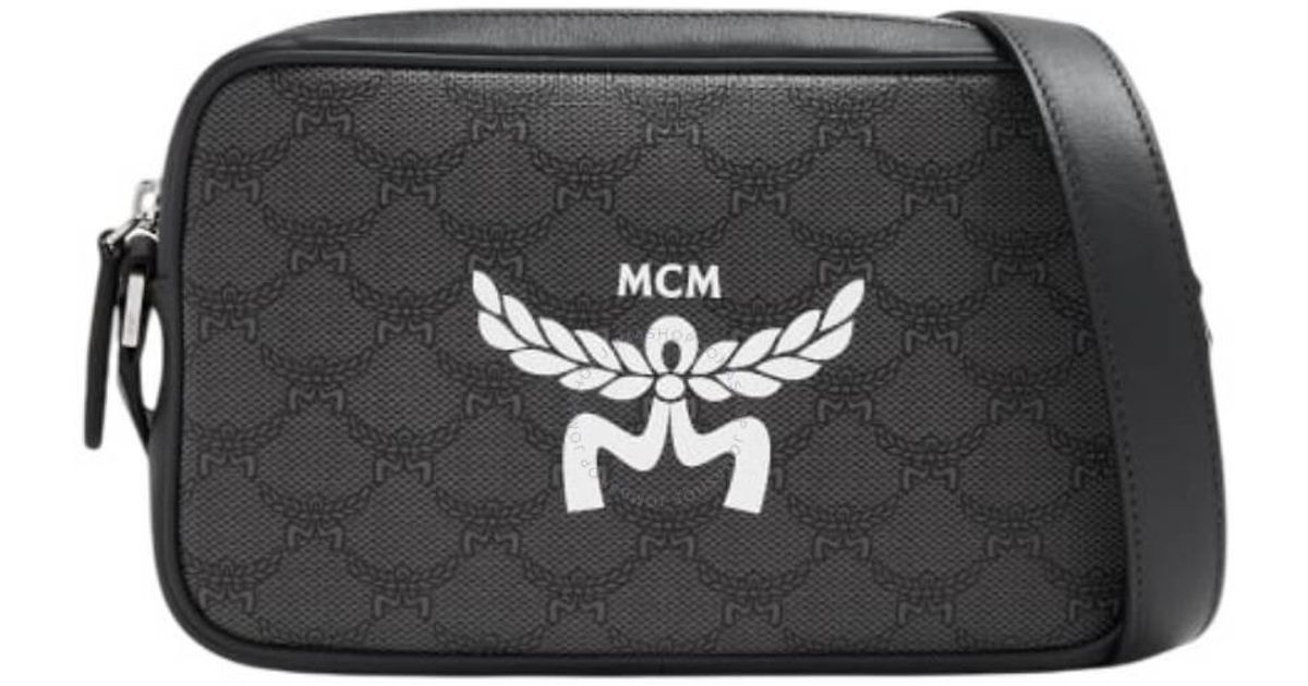 MCM Lauretos Himmel Crossbody in Black for Men | Lyst