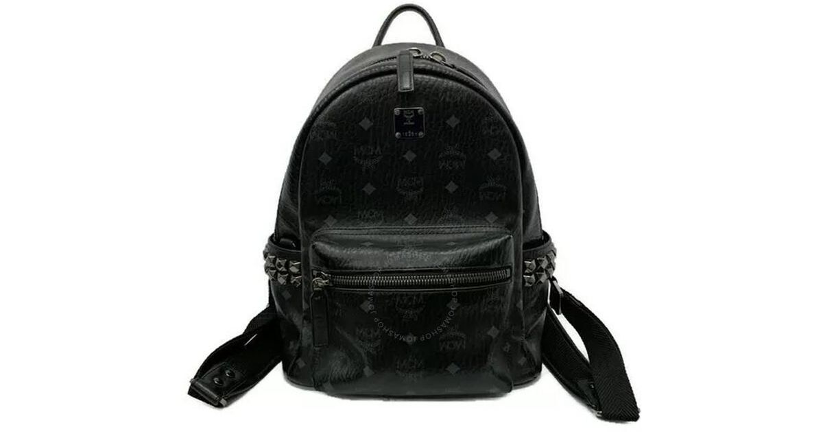 MCM Stark Side Studs Backpack in Black for Men | Lyst