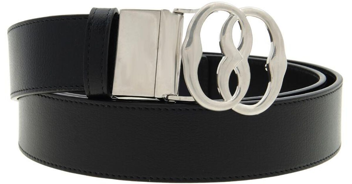 Bally Emblem Reversible And Adjustable Leather Belt, Cm in Black for ...