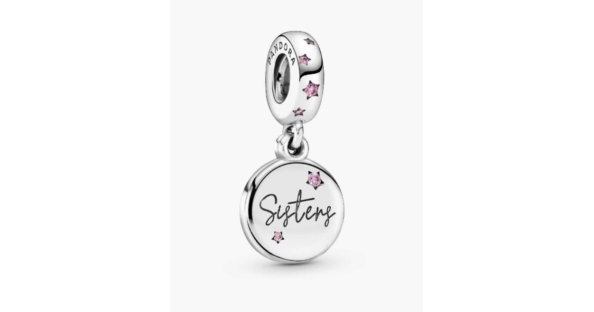 PANDORA Sisters Dangle in White | Lyst Canada