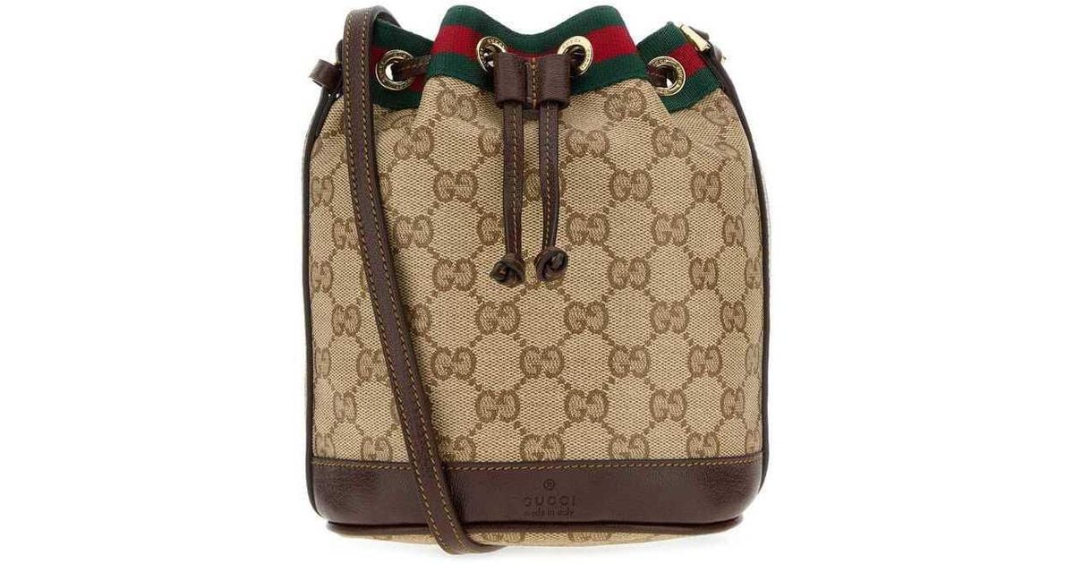 Gucci Gg Fabric Mini Bucket Bag Vinsanbrdkbrvrv Borse A Secchiello ...
