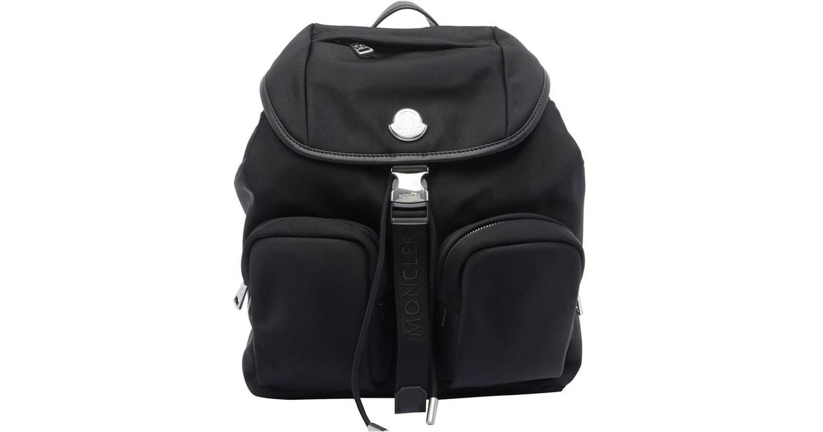 Moncler New Trick Backpack in Black | Lyst UK