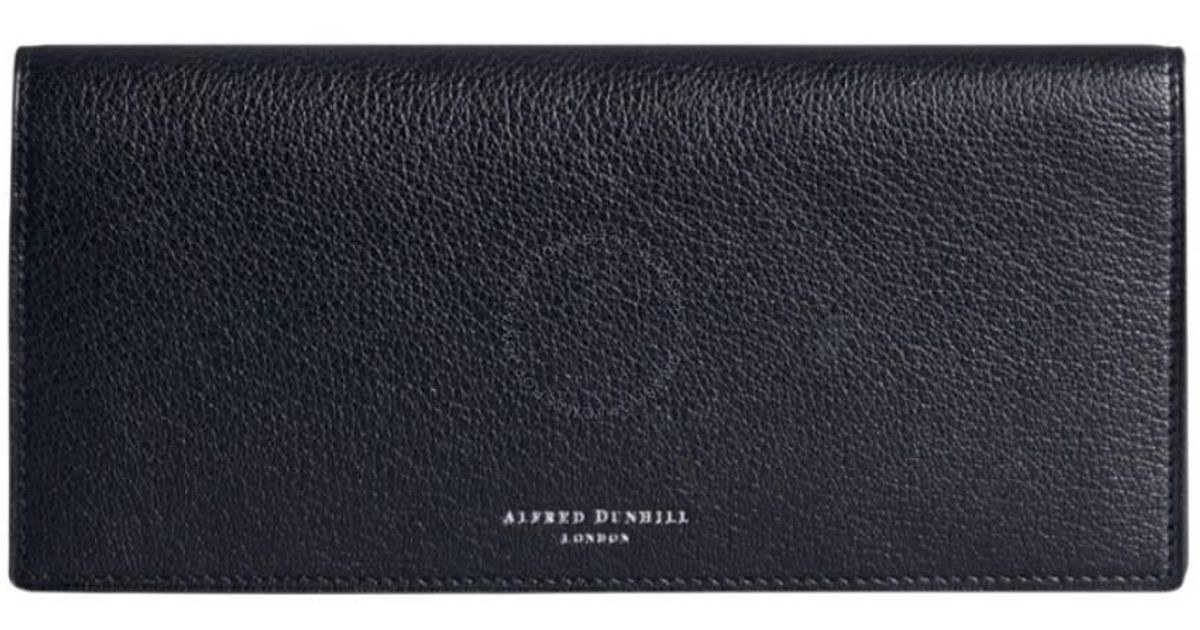 dunhill Duke Fine Leather 10Cc Coat Leather Wallet in Blue for Men | Lyst