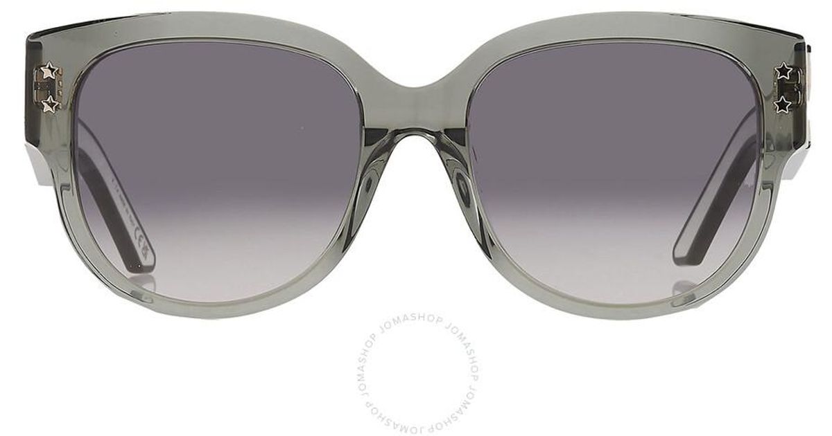 Dior Pacific B2f Smoke Gradient Oval Sunglasses Cd40157f 96b 55 in Grey ...