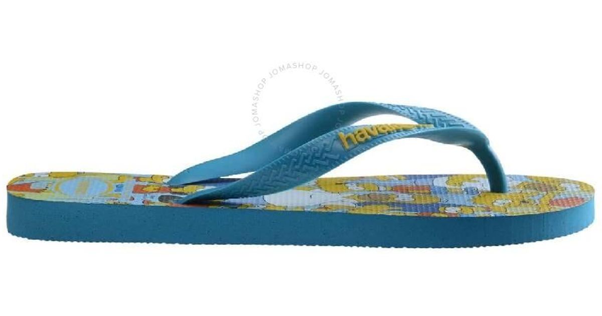 Havaianas Graphic Simpsons Print Rubber Flip Flop, Brand Size 45/46 Us ...