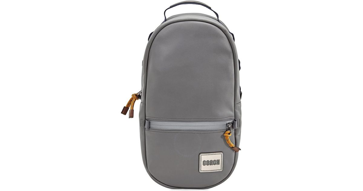 COACH Patch Pacer Backpack in Gray | Lyst
