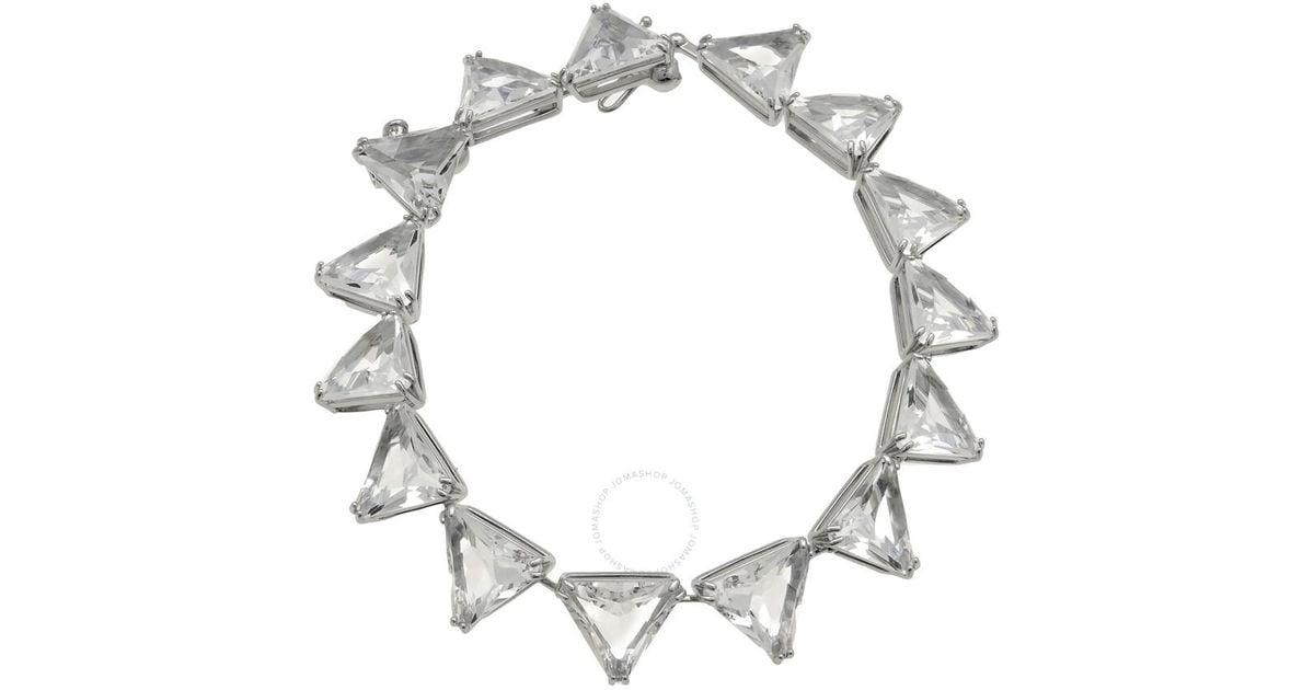 Swarovski Ladies Ortyx Triangle Cut Crystal Bracelet in Metallic | Lyst